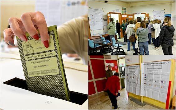 Elezioni politiche 2022, i dati di affluenza alle urne alle ore 23 ...