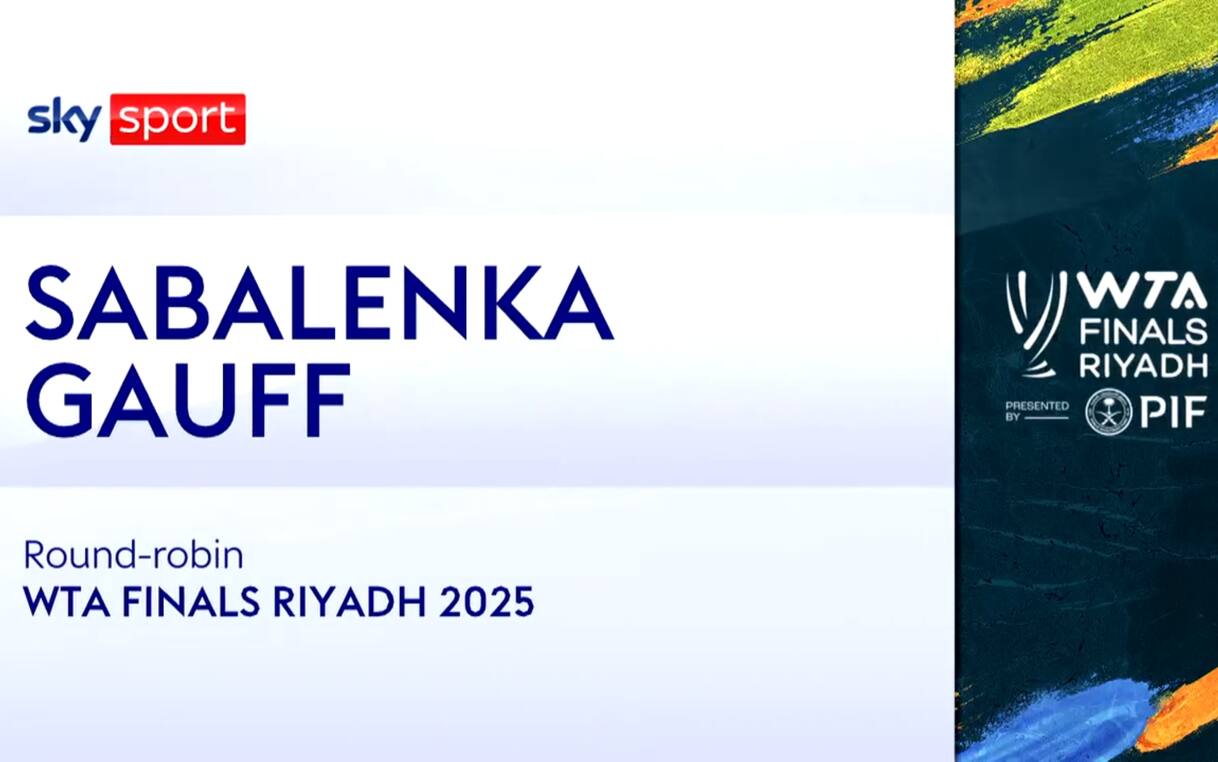 VIDEO. Sabalenka Gauff: highlights Wta Finals | Sky Sport