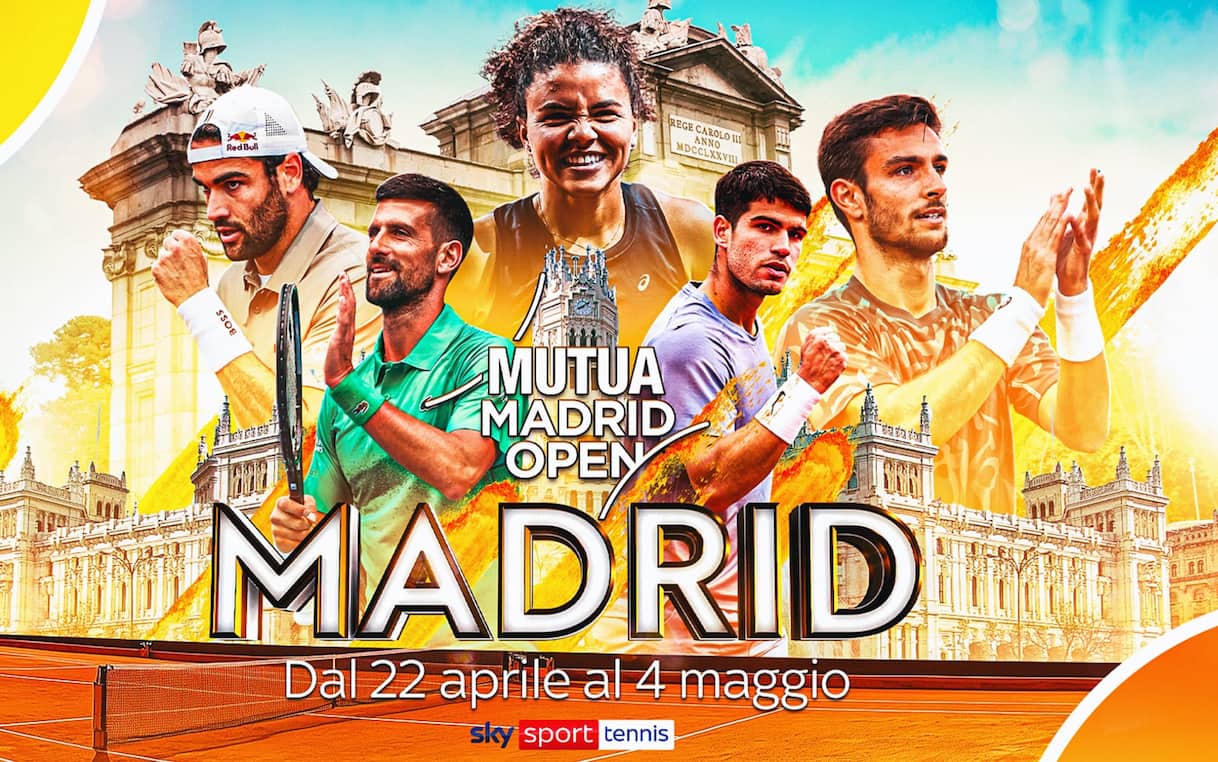 Atp Madrid 2025, dove vedere il Masters 1000 in tv e streaming | Sky Sport