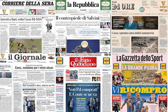 Le prime pagine dei quotidiani di oggi 5 aprile: la rassegna stampa ...