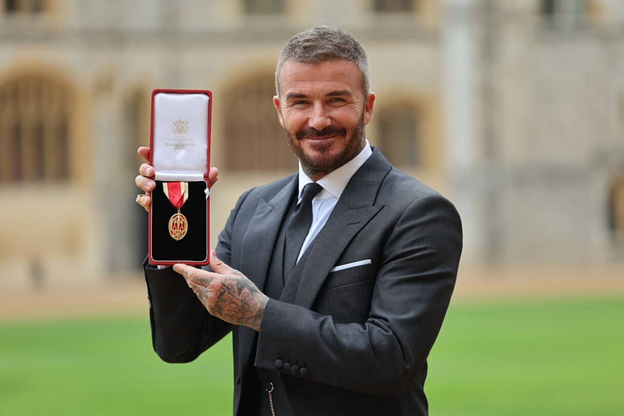 Sir David, la parabola di Beckham da capitano a cavaliere di Re Carlo ...