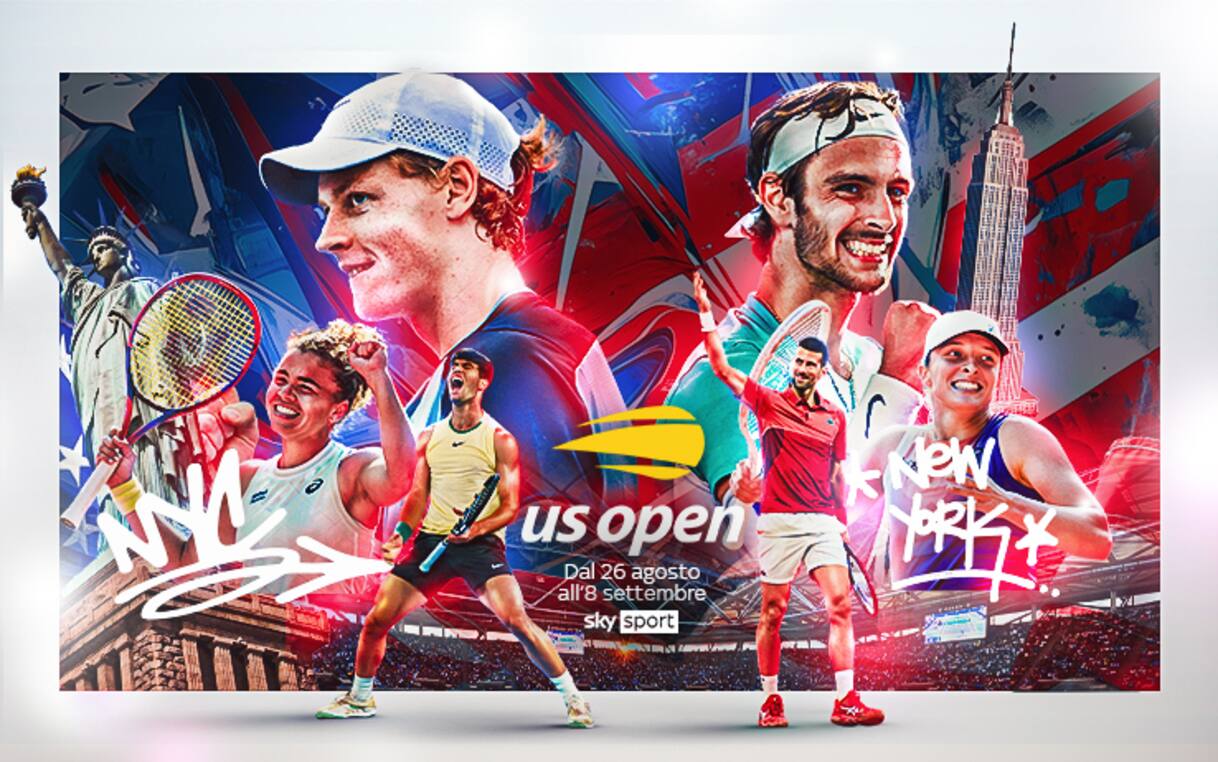 US Open 2024, dove vedere il torneo del Grande Slam in tv e streaming ...
