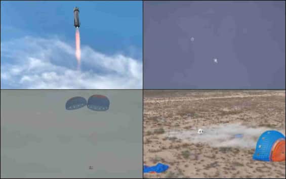 New Shepard di Blue Origin, lancio nello Spazio e rientro sulla Terra ...