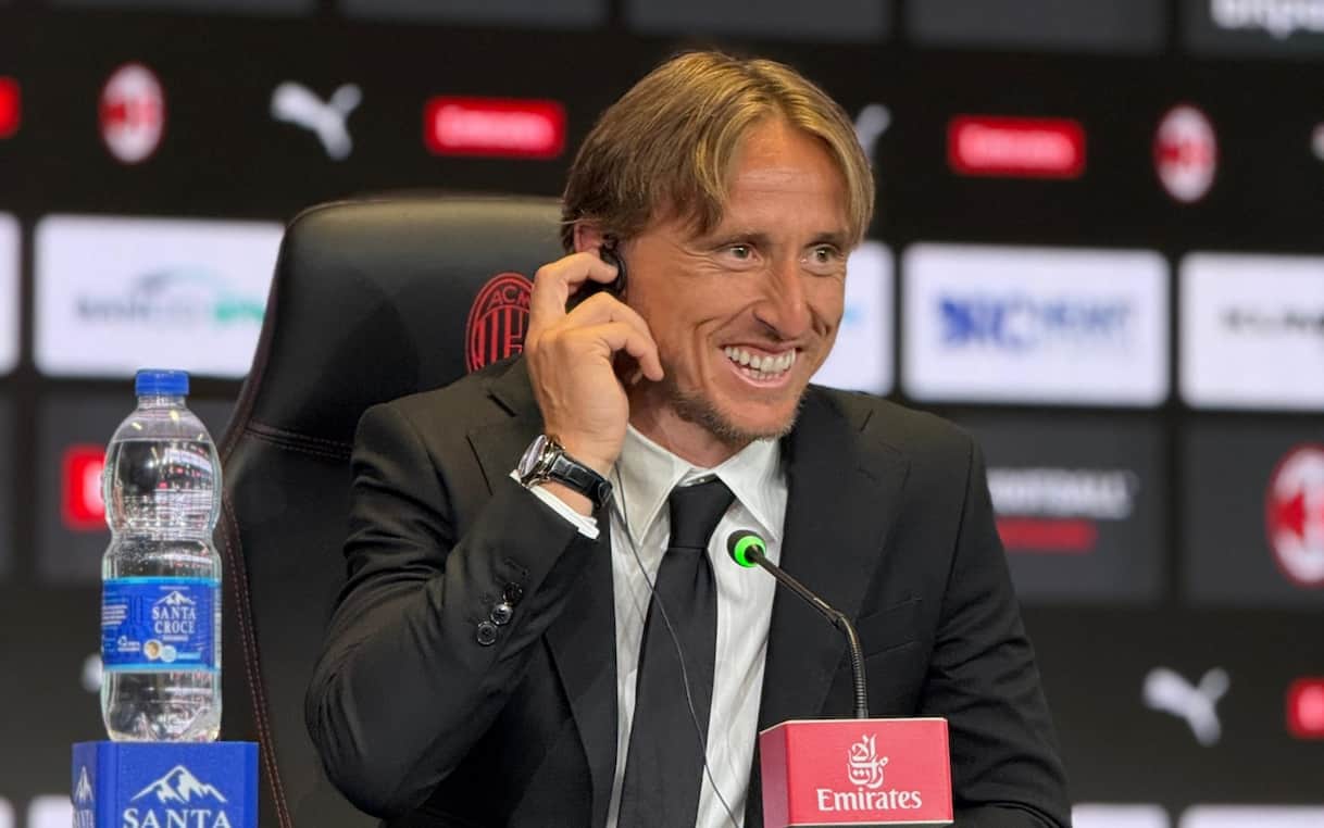 Modric Milan: la conferenza di presentazione in diretta e l'incontro ...