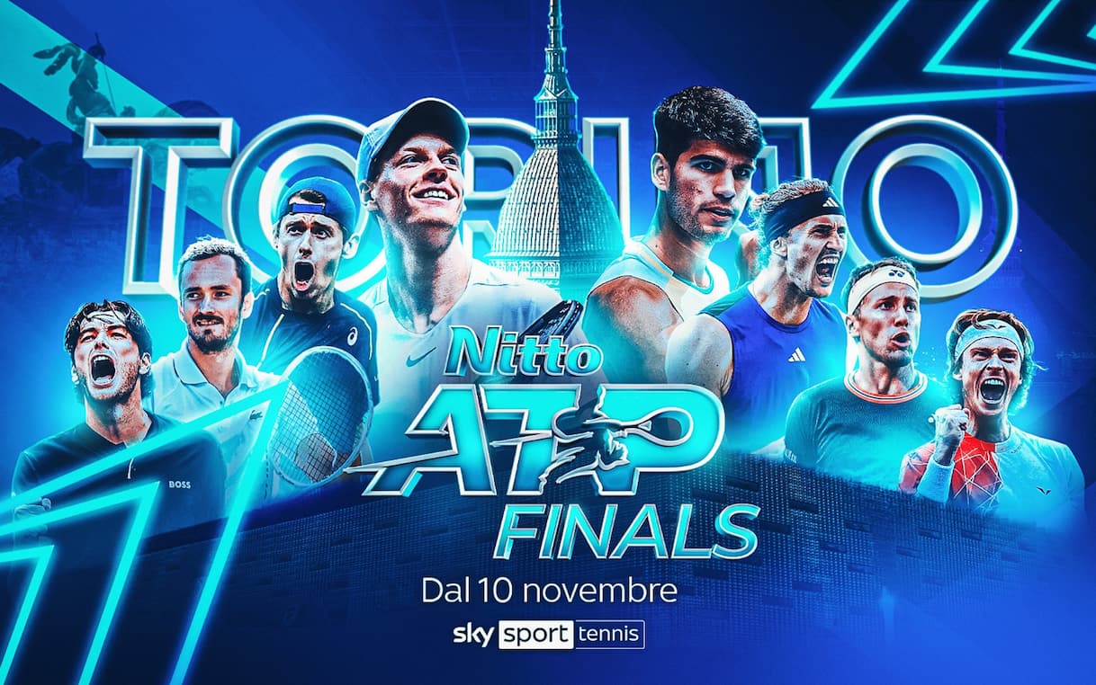 Atp Finals 2024 in tv e streaming: dove vedere le partite del torneo di ...