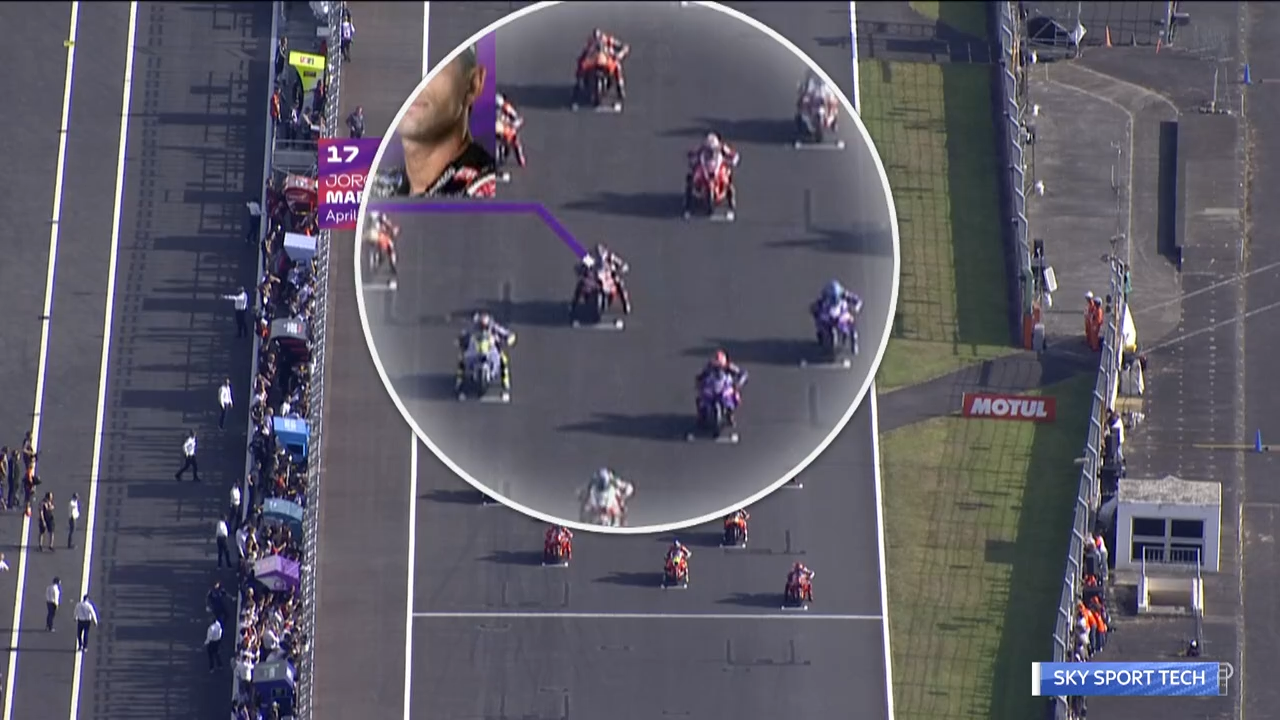 Martin, incidente con Bezzecchi e infortunio nella Sprint in Giappone ...