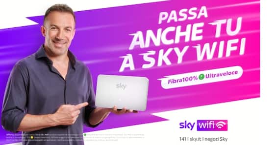 Alex Del Piero e Sky Wifi: il video della nuova pubblicità | Sky Sport