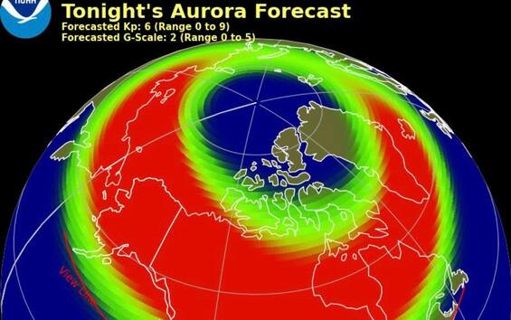 Aurora in Italia, countdown per vederla notte fra domenica e lunedì. Ecco come e dove | Sky Tg24