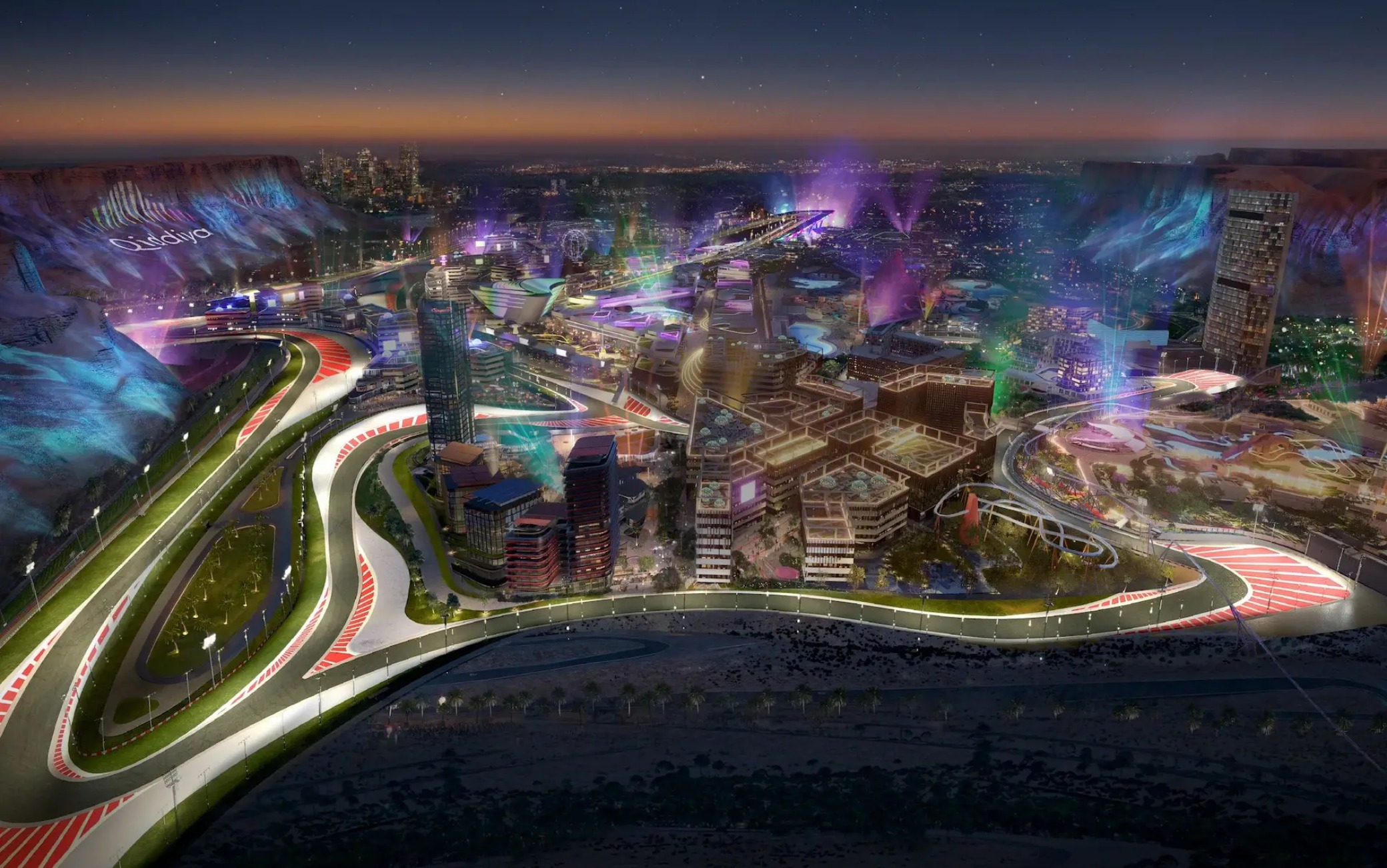 F1, l'Arabia Saudita svela il circuito di Qiddiya | Sky Sport