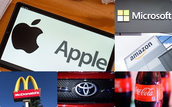 I 100 brand che valgono di più al mondo: Apple prima, Ferrari cresce ...