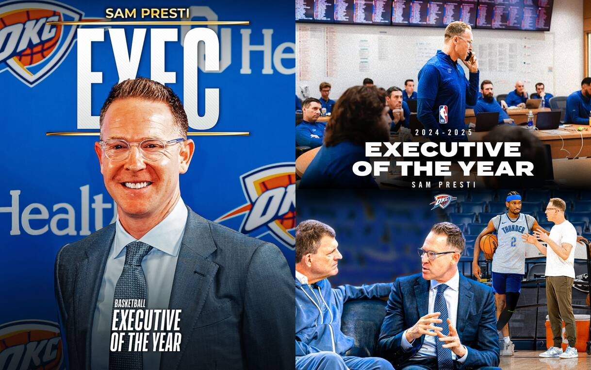 NBA, Sam Presti di OKC miglior dirigente dell'anno. CLASSIFICA | Sky Sport