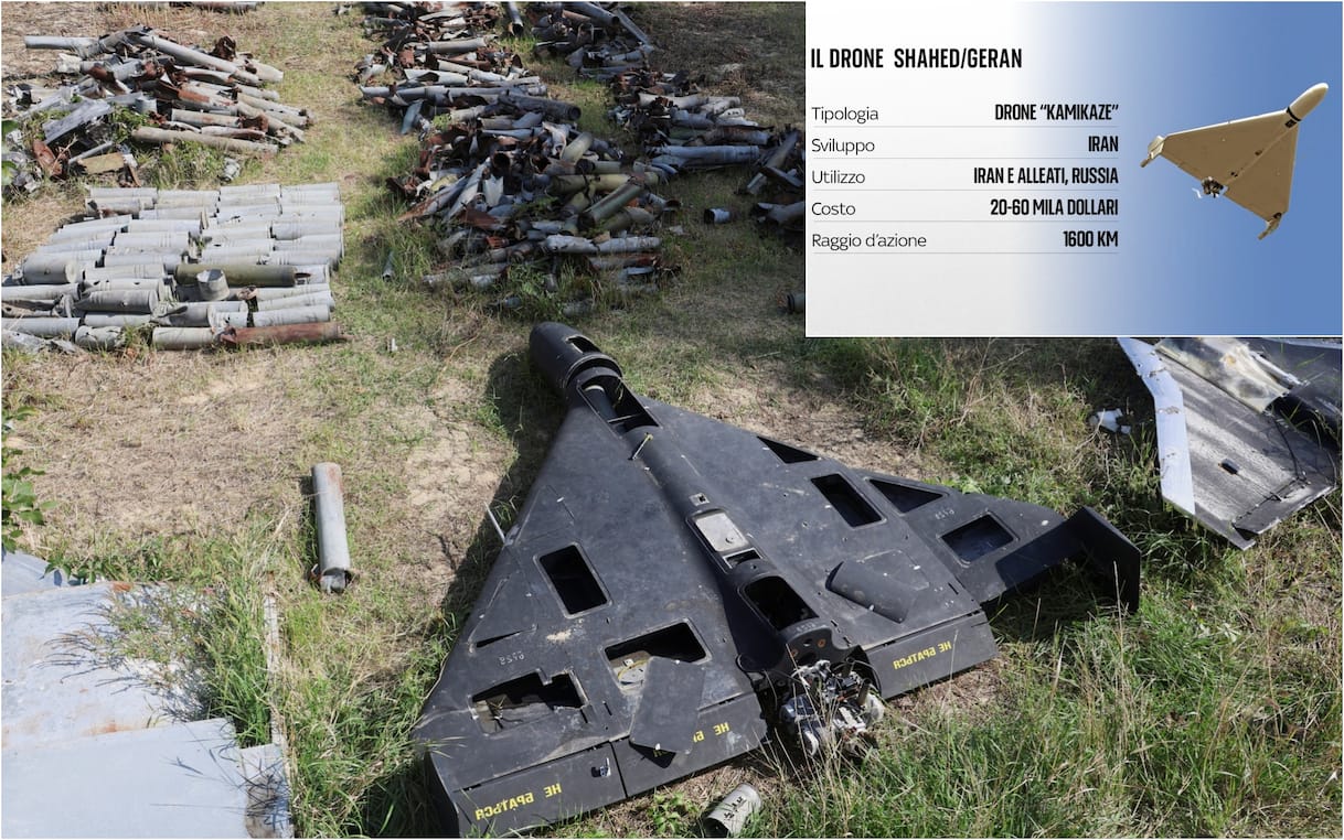 Droni Shahed, le armi russe che hanno cambiato la guerra in Ucraina | Sky TG24