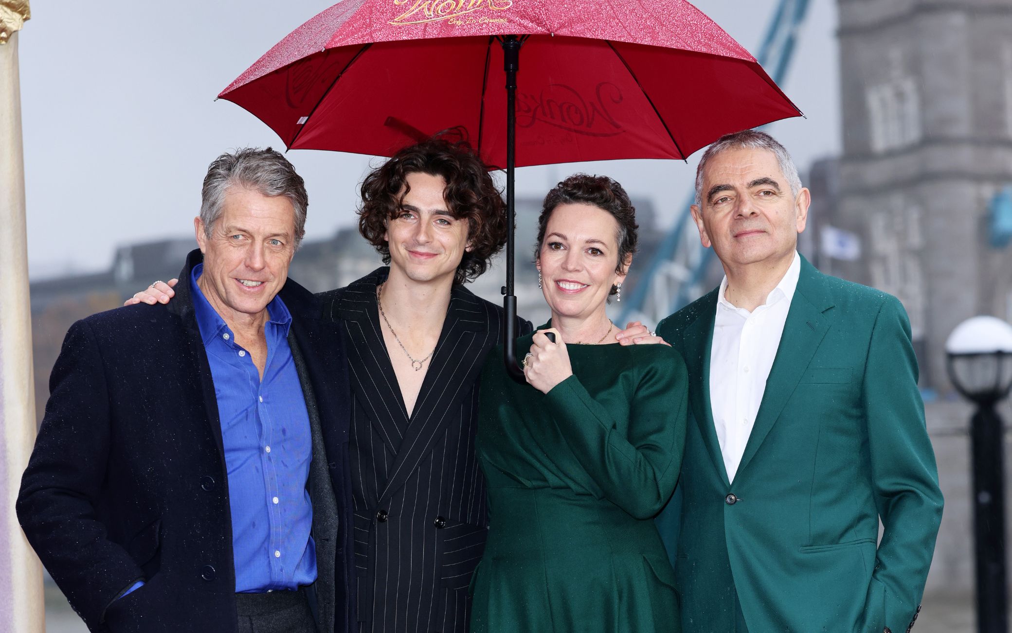 Wonka, Timothée Chalamet e il cast del film sbarcano a Londra. Le foto ...