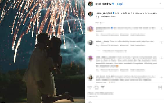 Il matrimonio di Jesse Light e Jesse Bongiovi, figlio della rock star ...