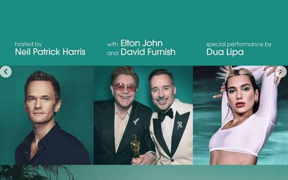 Oscar 2021, Dua Lipa ed Elton John al pre show in streaming. VIDEO ...