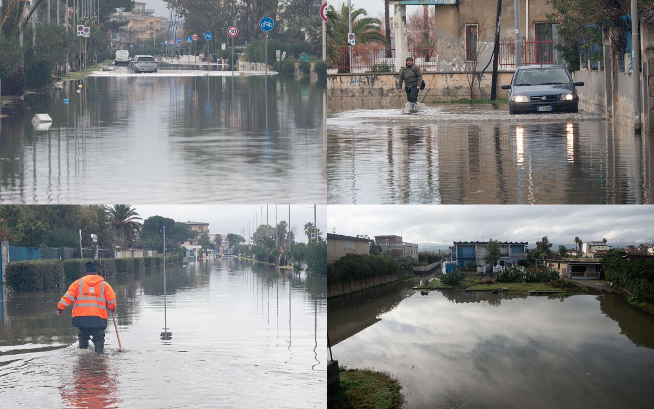 Maltempo al Sud: pioggia, frane e fiumi esondati in Sicilia e Calabria ...
