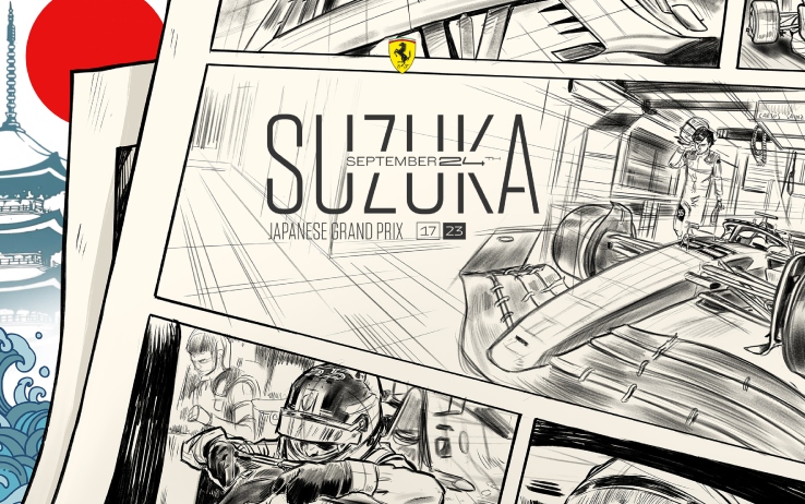 La Formula 1 che diventa un manga: i post social dei team nel weekend ...