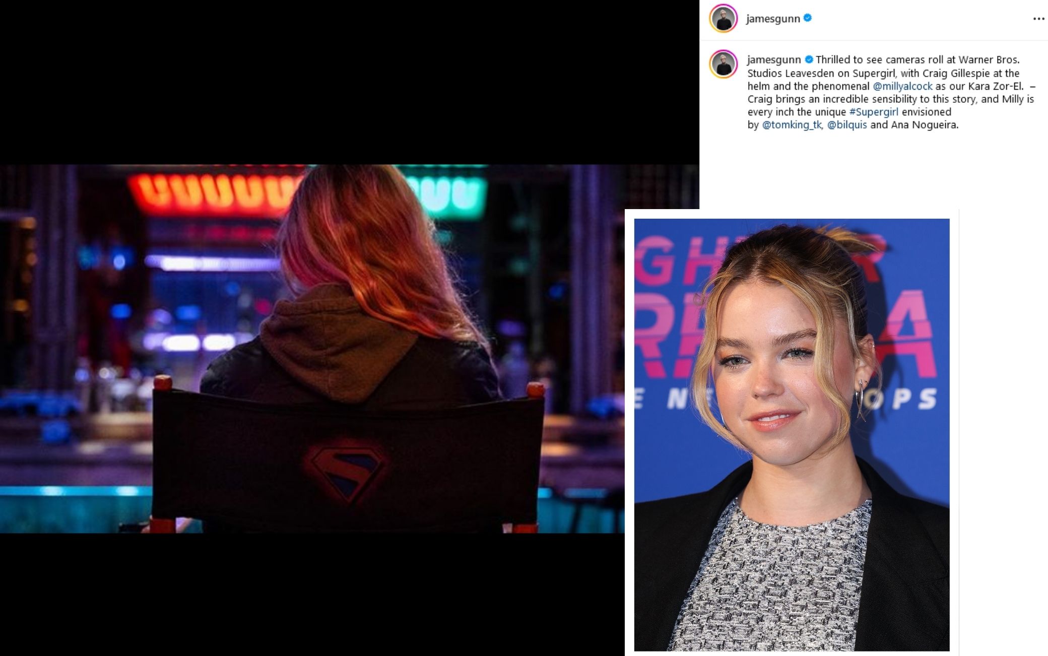 Supergirl: Woman of Tomorrow, James Gunn ha pubblicato una foto di ...