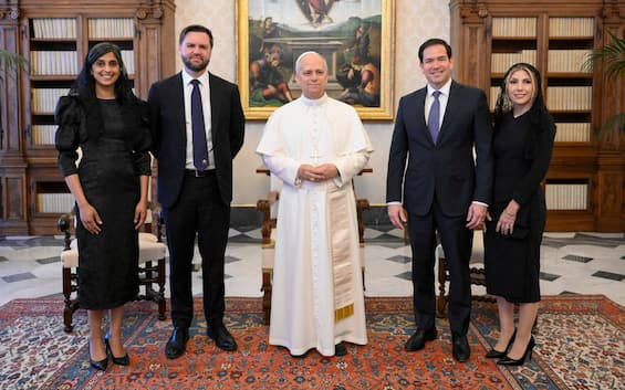 JD Vance e Papa Leone XIV, oggi l'incontro: vicepresidente Usa in ...