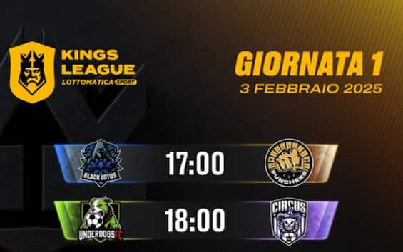Kings League Italia, le partite della 1^ giornata su Sky e in streaming ...