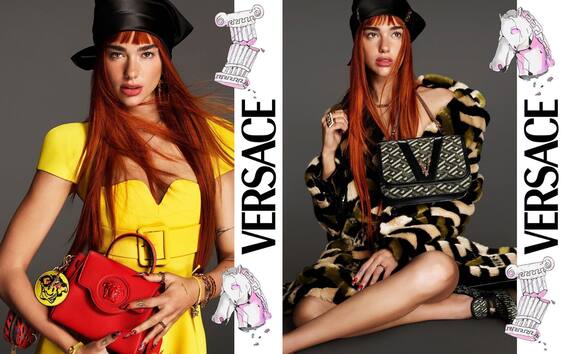 Dua Lipa è il nuovo volto della campagna di Versace