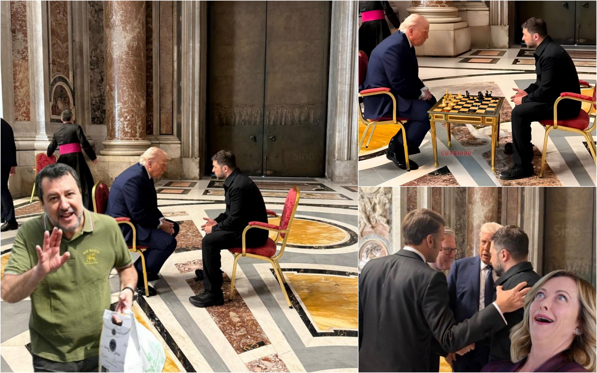 I meme sull'incontro tra Trump e Zelensky prima dei funerali di Papa ...