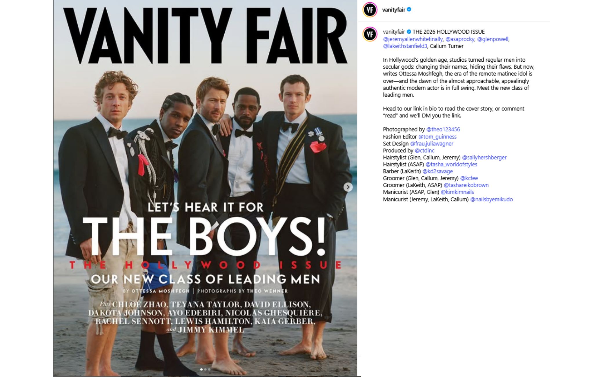 Le star maschili protagoniste di Hollywood del 2026 sulla copertina di ...