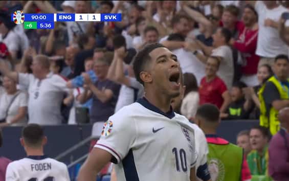 Bellingham dopo il gol rovesciata in Inghilterra Slovacchia: cosa ha ...