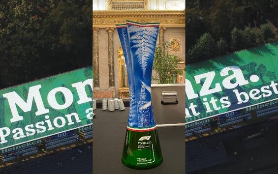 F1, GP Monza: il trofeo della gara dell'artista Pietro Pasolini. E ...
