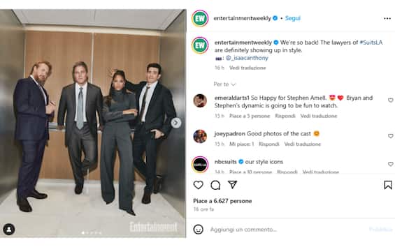 Suits L.A., le prime immagini del cast | Sky TG24