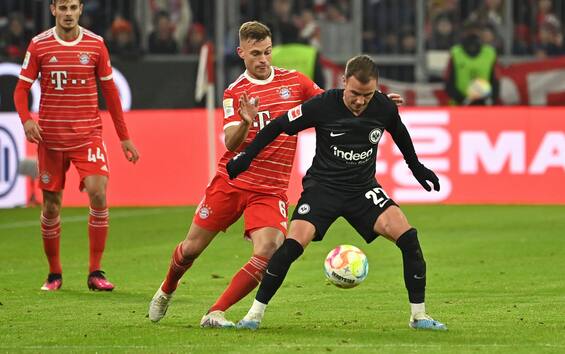 Bayern Monaco Eintracht Francoforte 1-1, gol e highlights: Kolo Muani ...