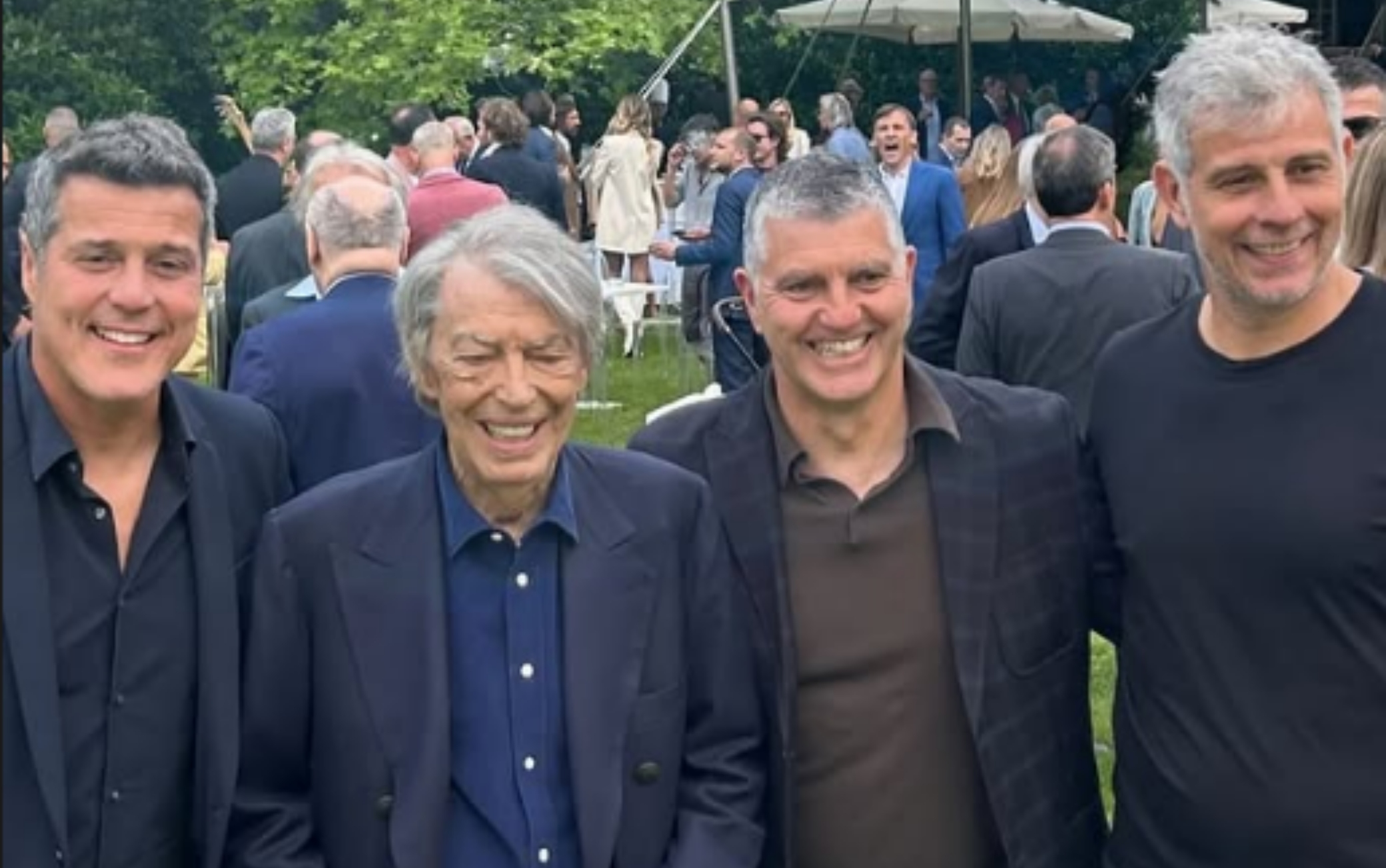 Moratti fa 80 anni: gli ex giocatori dell'Inter presenti al compleanno ...