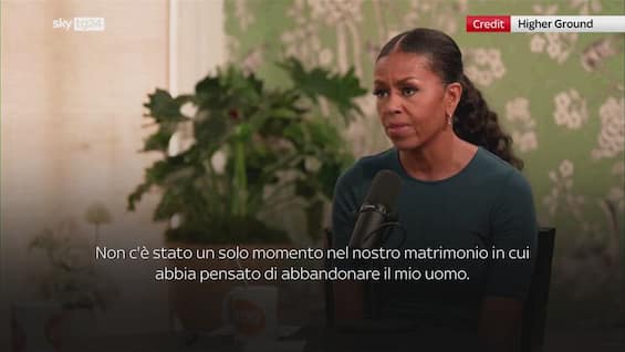Barack Obama, la moglie Michelle smentisce voci di divorzio | Video Sky ...