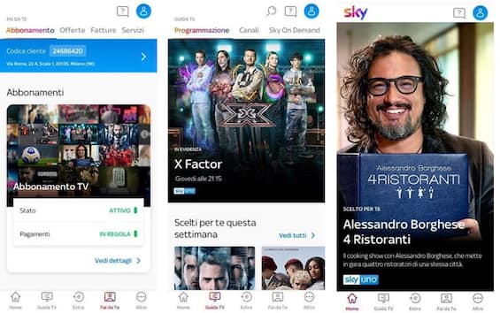 È arrivata l'app My Sky, per gestire in autonomia i propri servizi ...