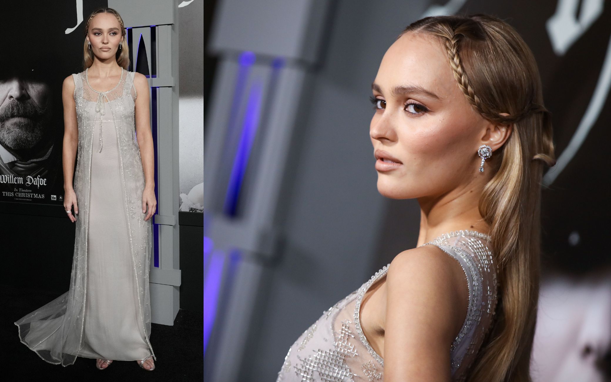 Nosferatu, Lily Rose Depp col cast al completo alla première dell ...