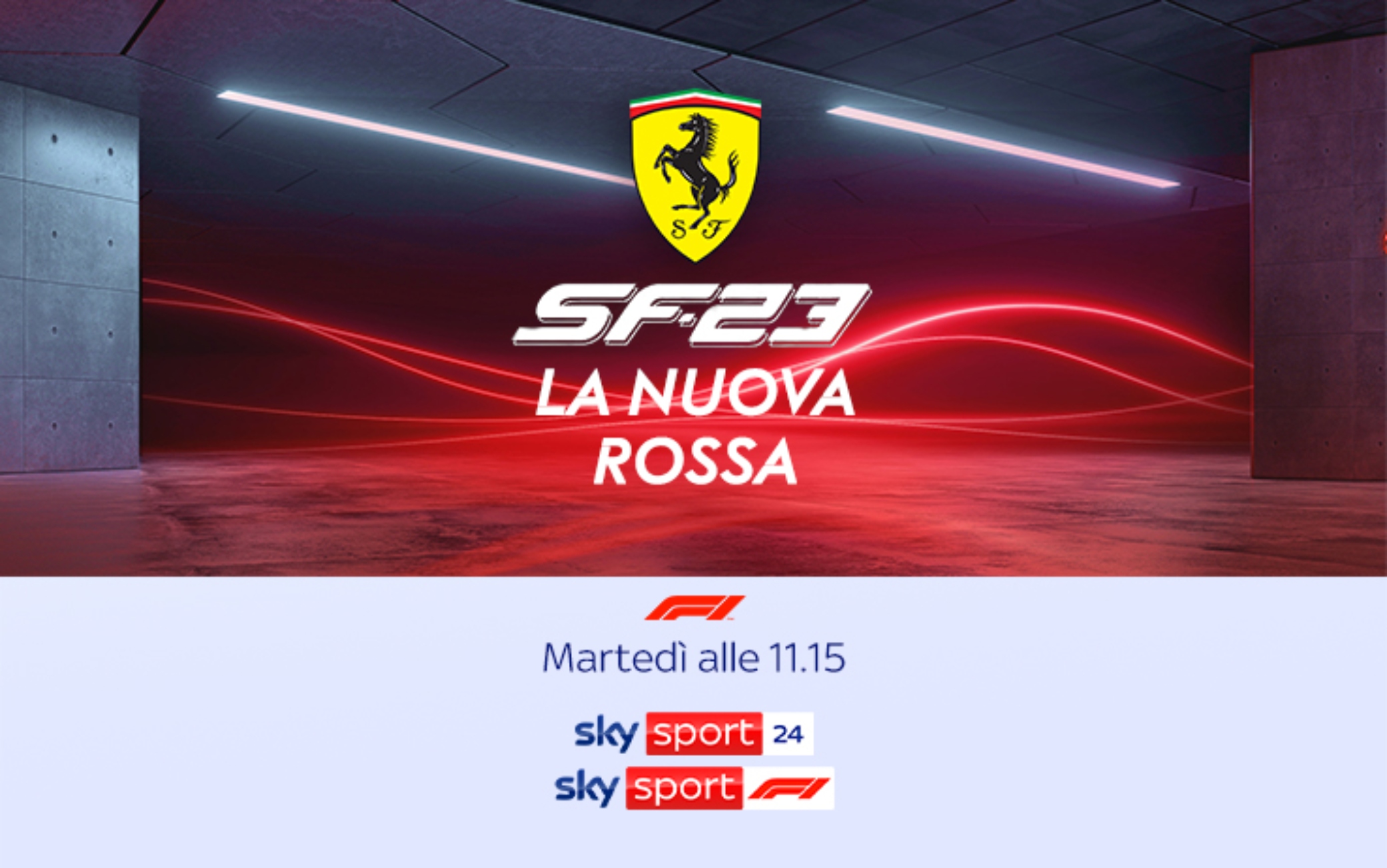 F1, la Ferrari SF-23 è pronta: la nuova monoposto sotto un velo rosso ...