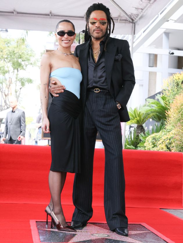 Lenny Kravitz ha ricevuto la stella sulla Hollywood Walk of Fame. Con ...