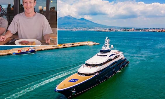 Napoli, la vacanza top secret di Zuckerberg con il superyacht a ...