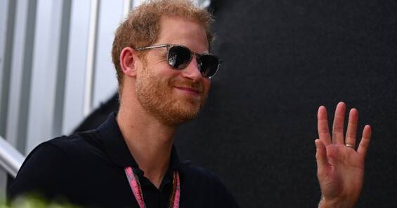 F1, il principe Harry al paddock del GP Usa ad Austin. Foto | Sky Sport