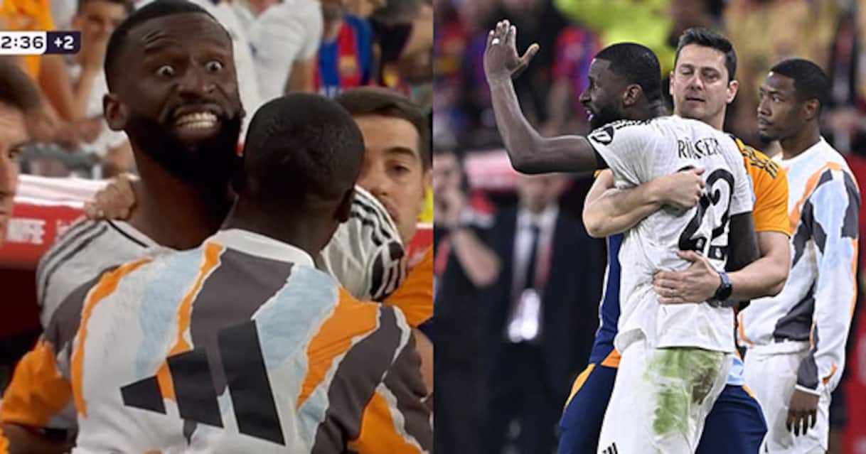Rudiger, follia dopo Barcellona-Real Madrid contro l'arbitro ...
