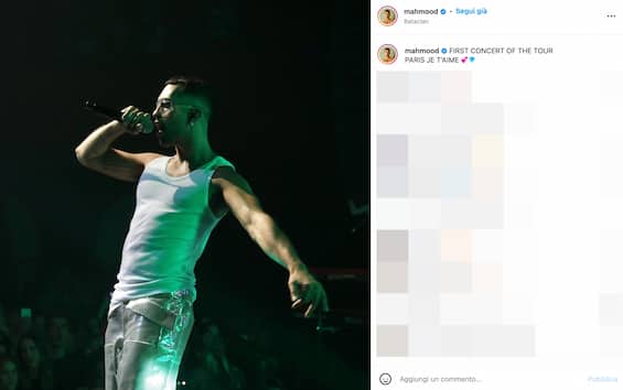 Mahmood, il tour europeo parte dal Bataclan: tutto il pubblico canta ...
