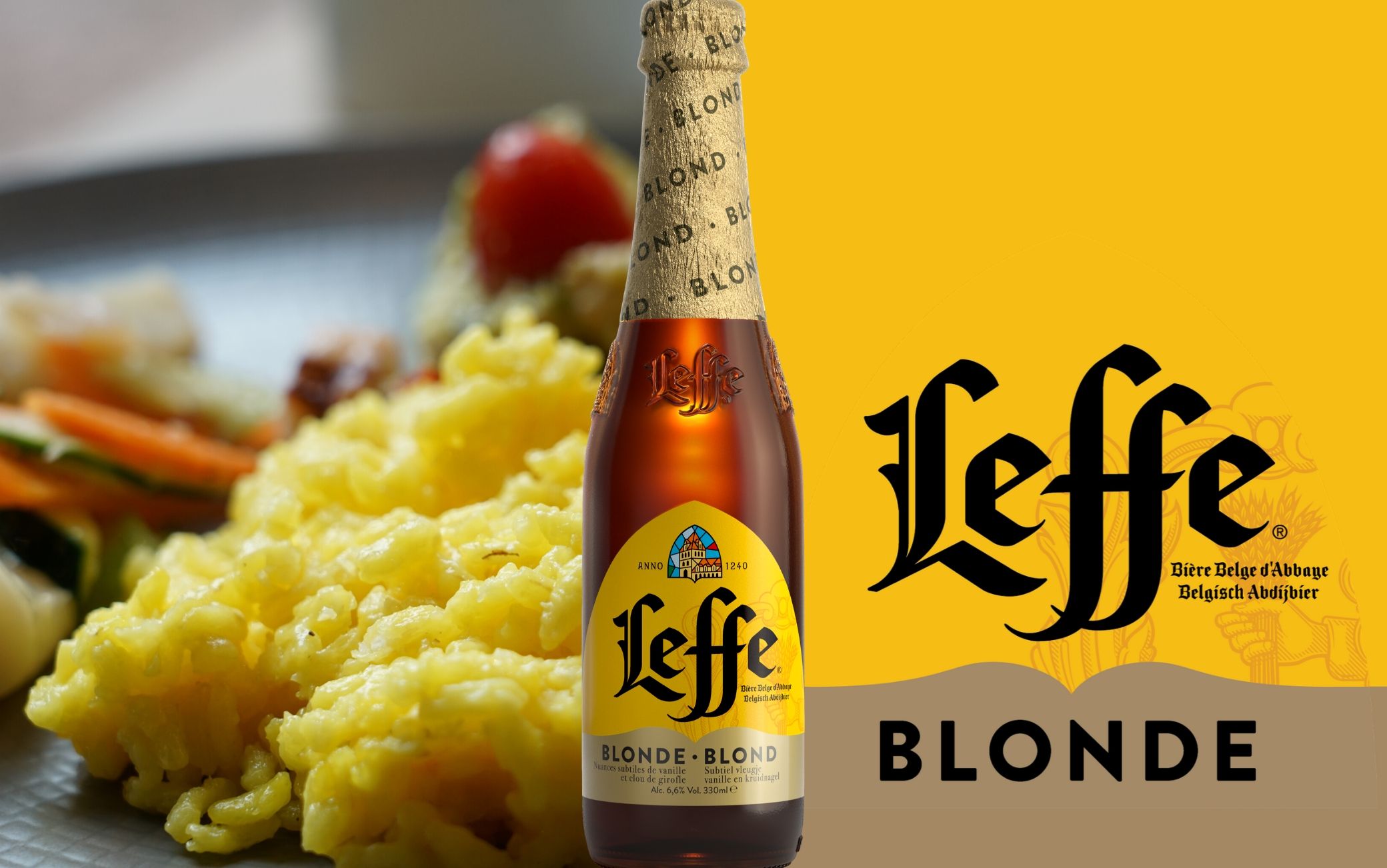 Risotto e Leffe Blonde