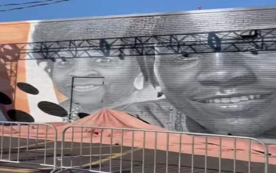 NBA, la città di Atlanta dedica un murales a Anthony Edwards. VIDEO ...