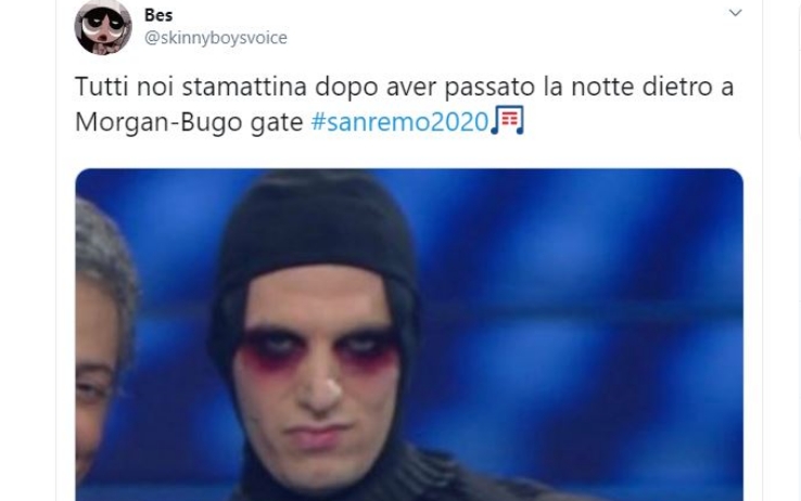 Sanremo, Bugo e Morgan squalificati: l'ironia su Twitter. FOTO | Sky TG24