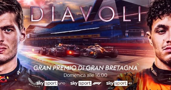 F1, orari GP Silverstone: dove vederlo su Sky, Now e TV8 in tv e streaming | Sky Sport