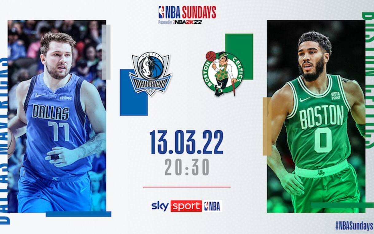 NBA Sundays, Boston-Dallas alle 20.30 su Sky: Doncic a casa dei Celtics ...