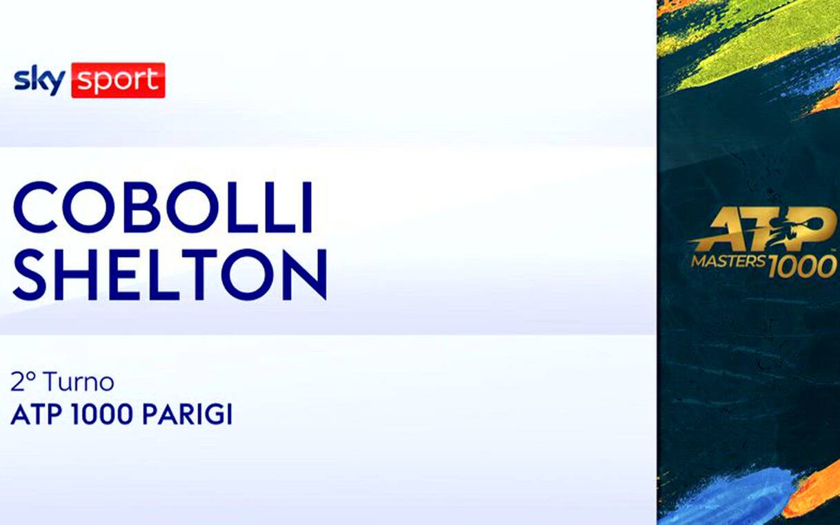 Cobolli-Shelton: highlights Atp Parigi 2025 | Sky Sport