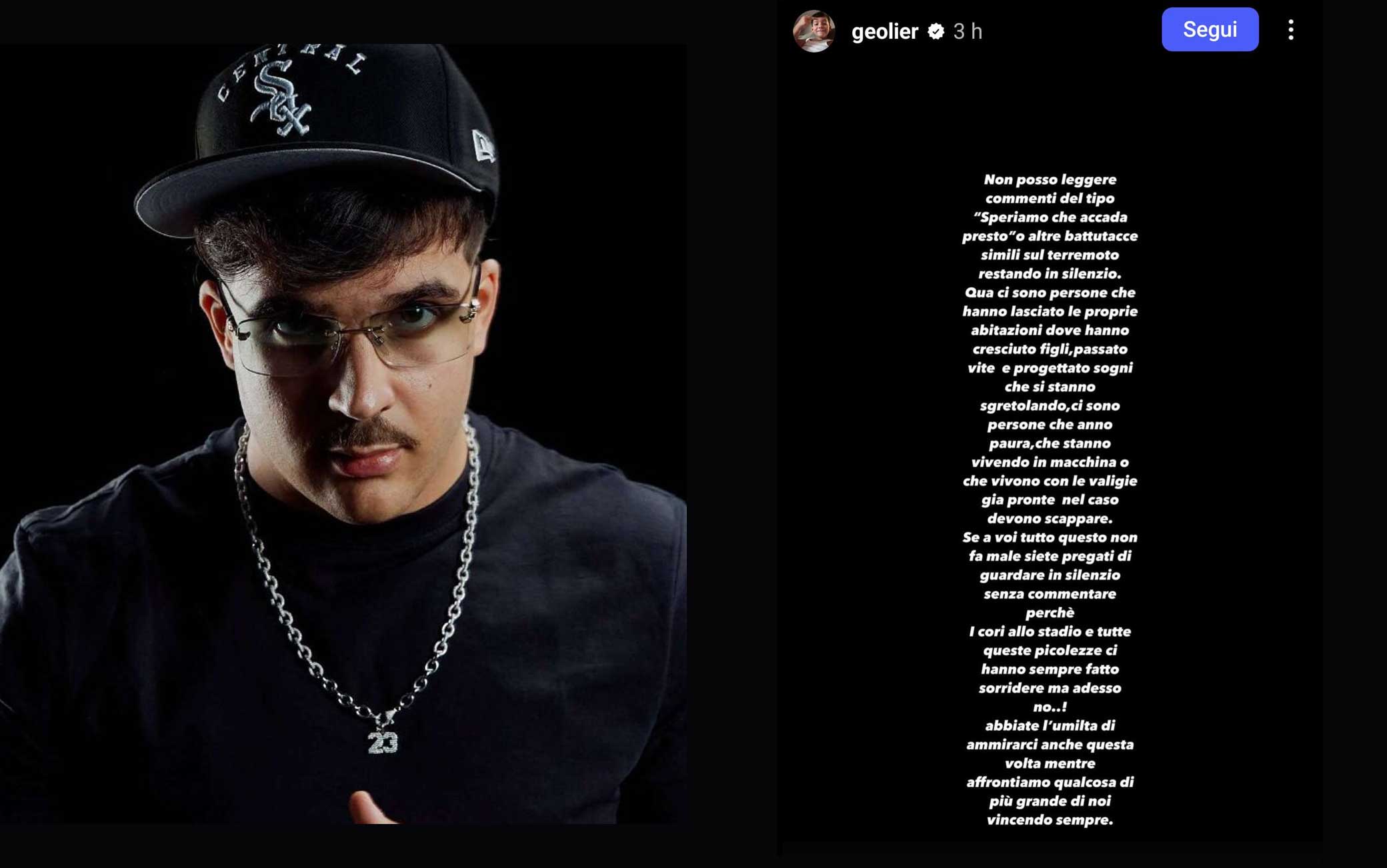 Geolier, Geolier, al via il tour dei palasport. Il primo concerto è a ...