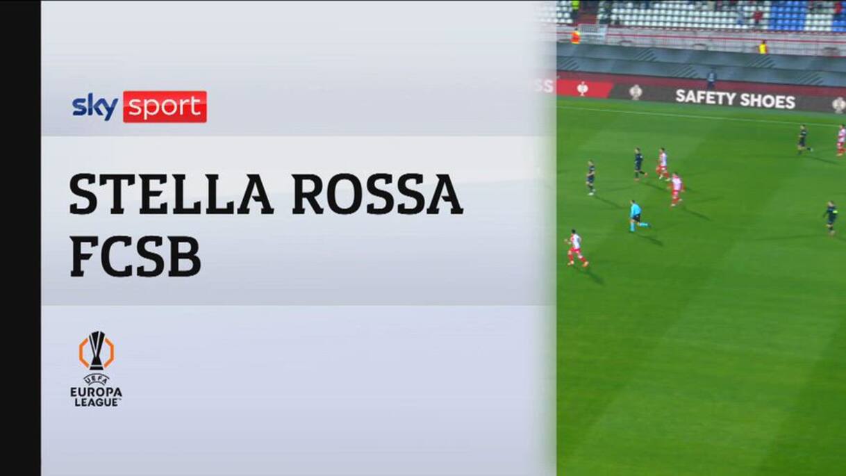 VIDEO. Stella Rossa-Fcsb 1-0: gol e highlights