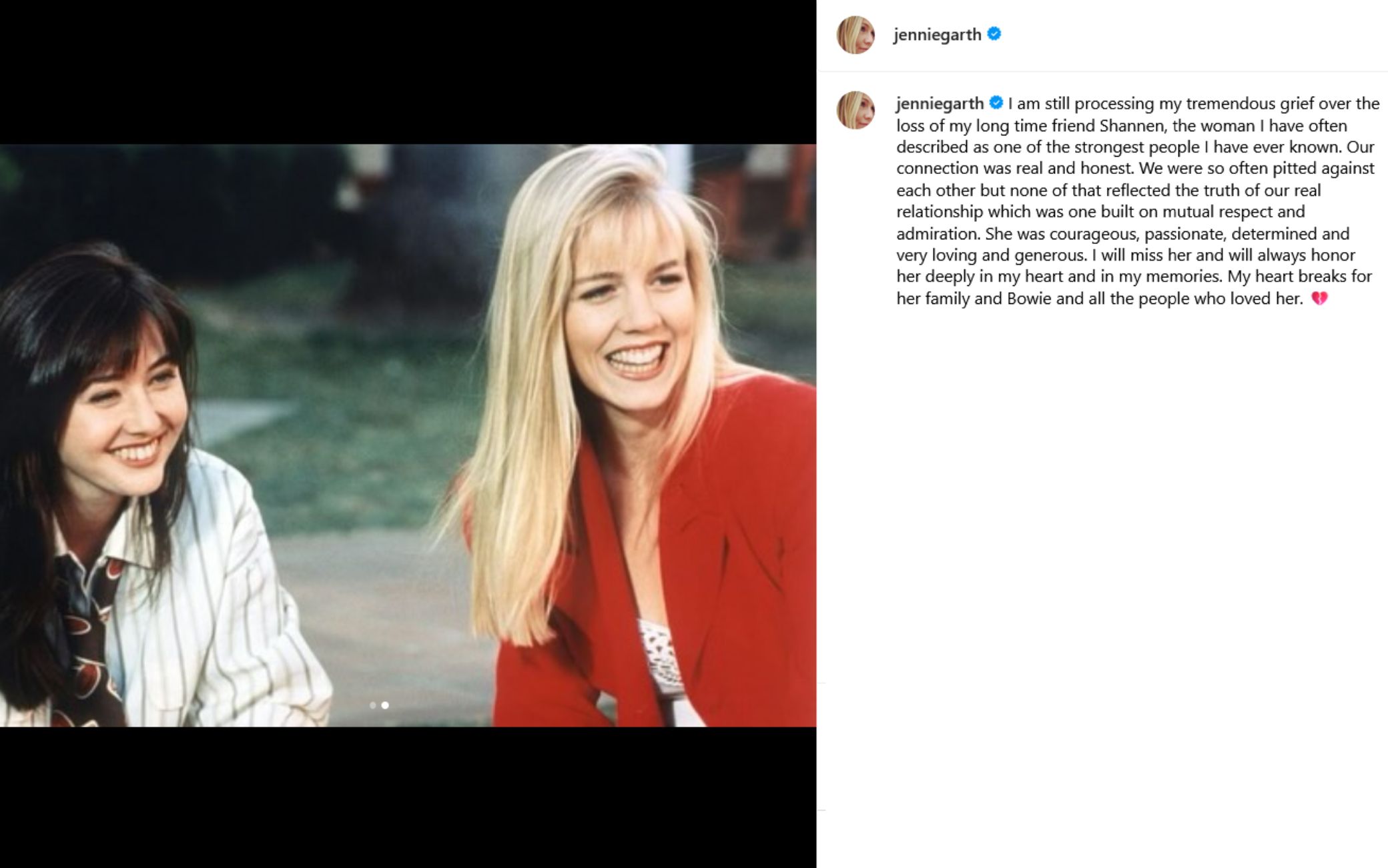 Addio a Shannen Doherty, il ricordo dei colleghi dell'attrice | Sky TG24